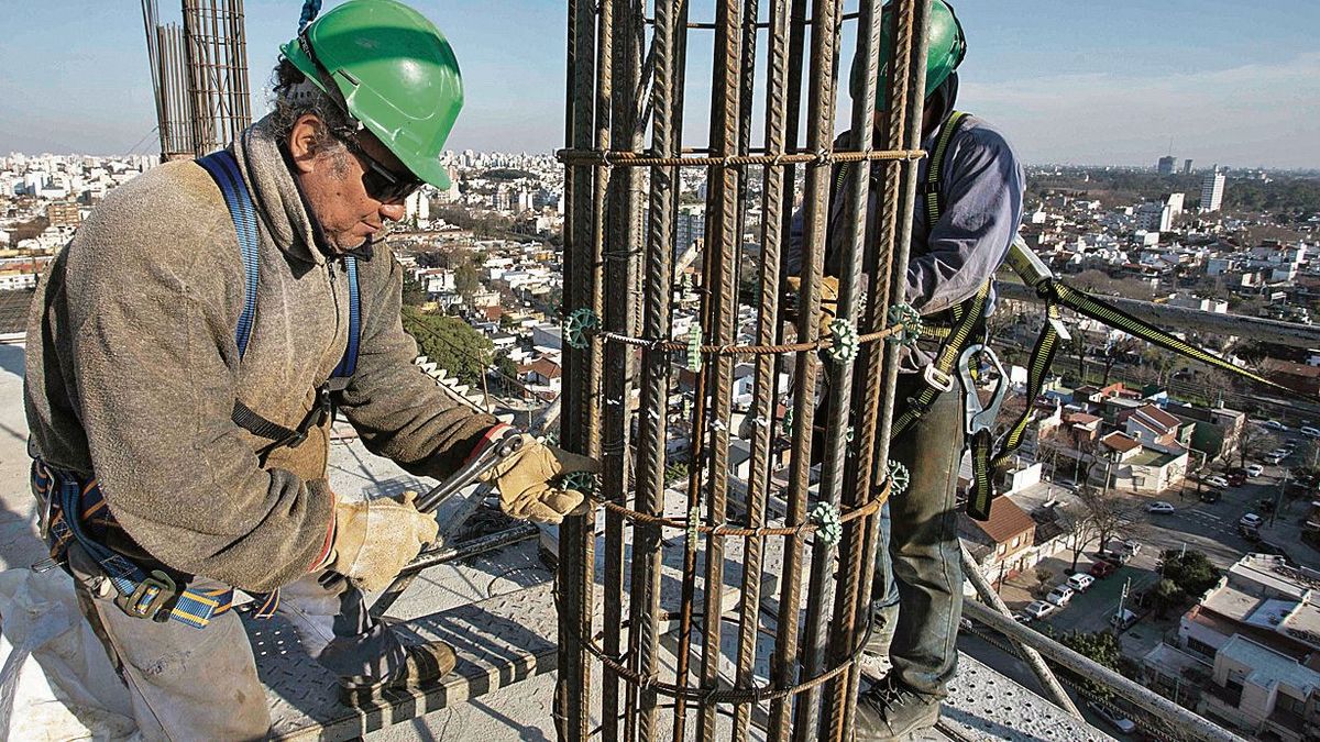 El empleo formal en la construcción creció 12,4%