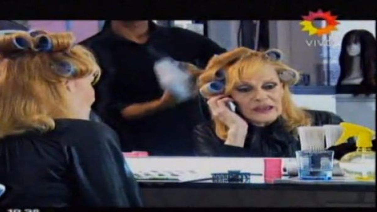 Norma Pons en la apertura de Showmatch, su último cameo en TV