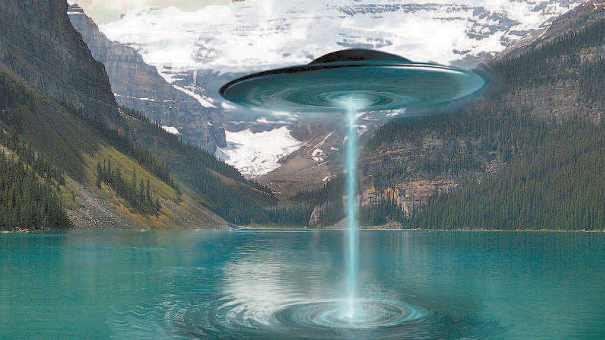 Obrero estuvo a 20 metros de un OVNI que estudió el agua