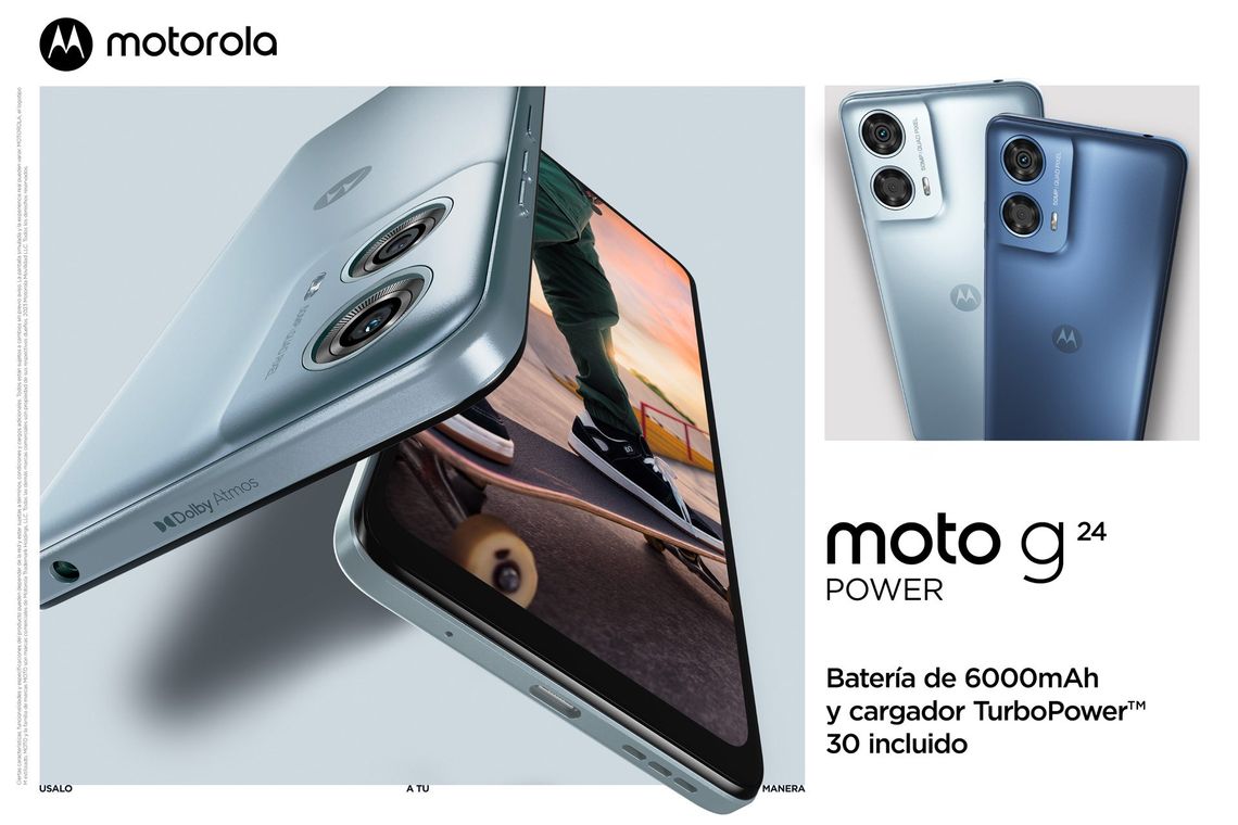 Llegan los nuevos integrantes de la familia moto g: moto g24 power ...