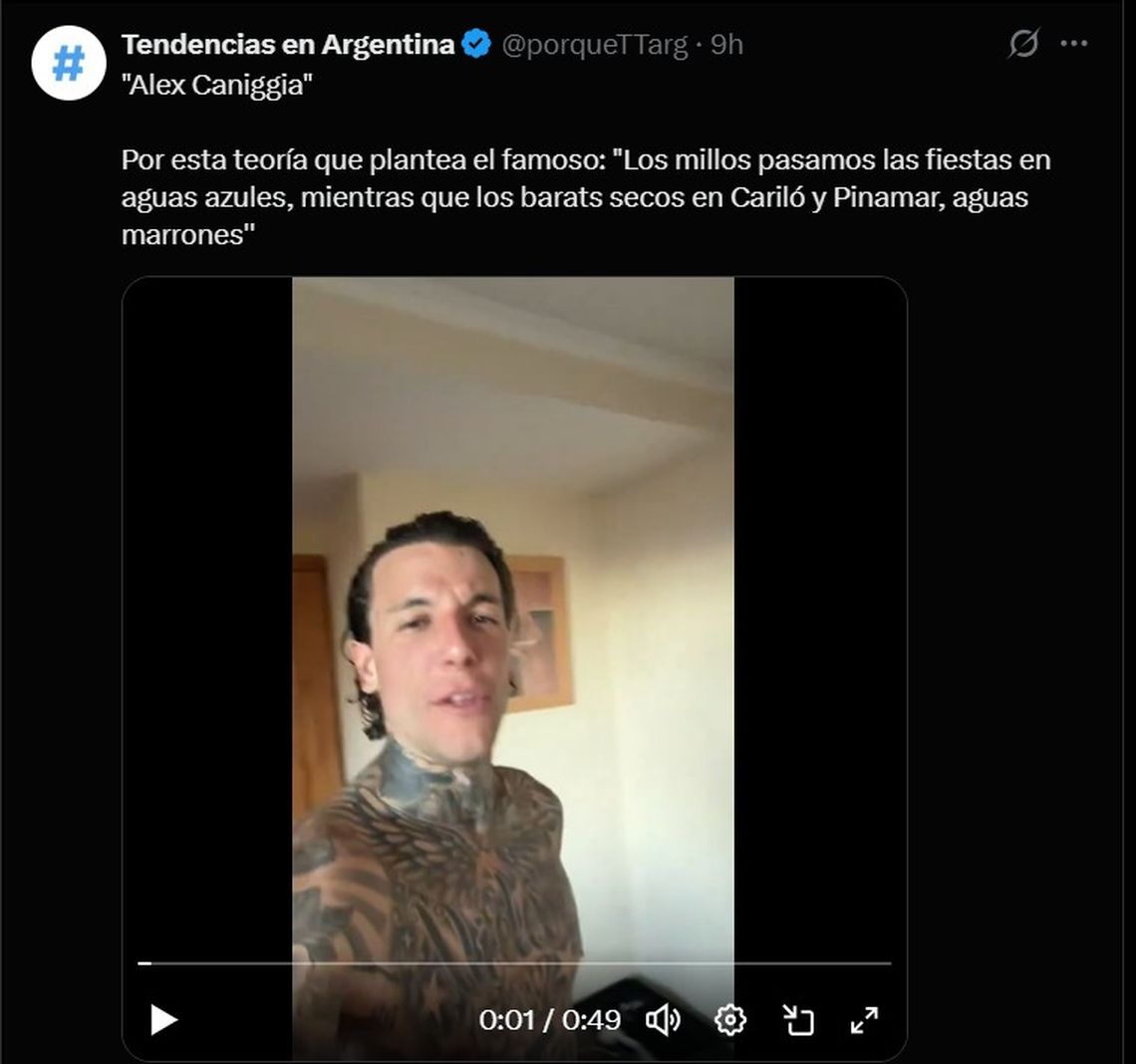 Fuerte polémica con Alex Caniggia por sus dichos sobre la Costa ...