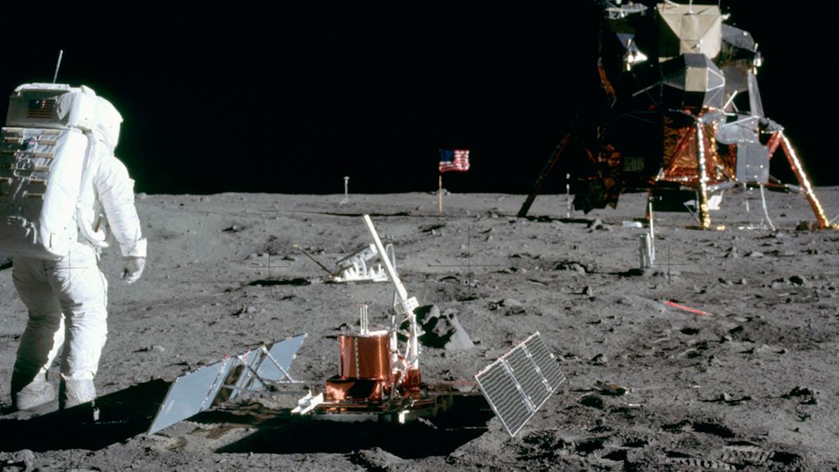 Cómo era el módulo lunar del Apolo XI