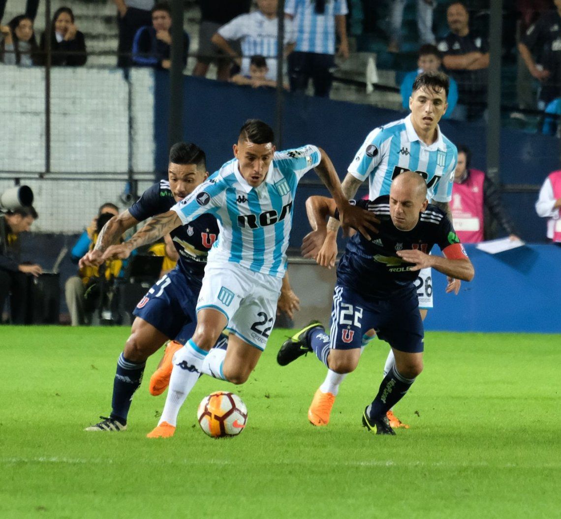 El triunfo de Racing ante la U de Chile, en fotos