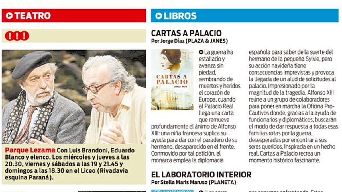 La guía del teatro y la literatura