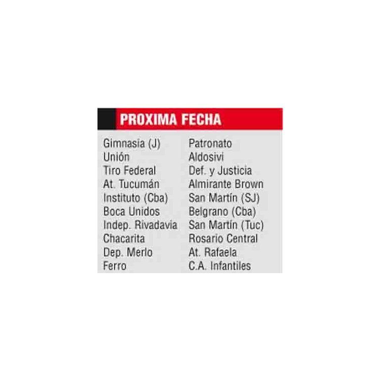 PROXIMA FECHA