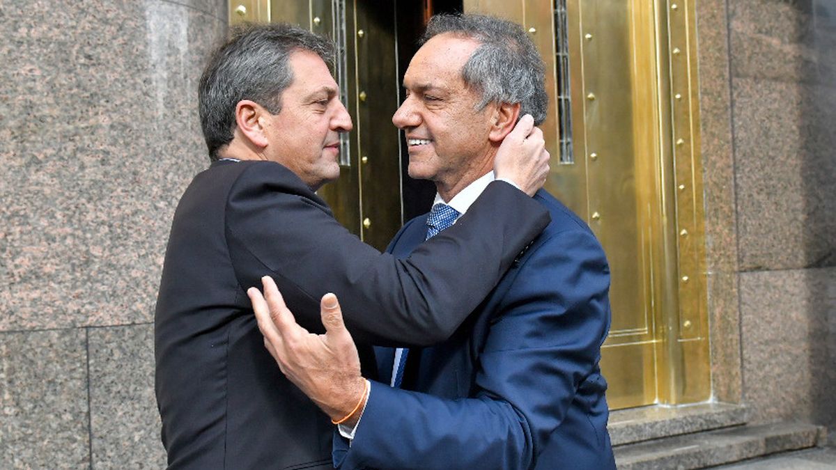 Massa Y Scioli La Foto Que Busca Mostrar La Unidad En Unión Por La