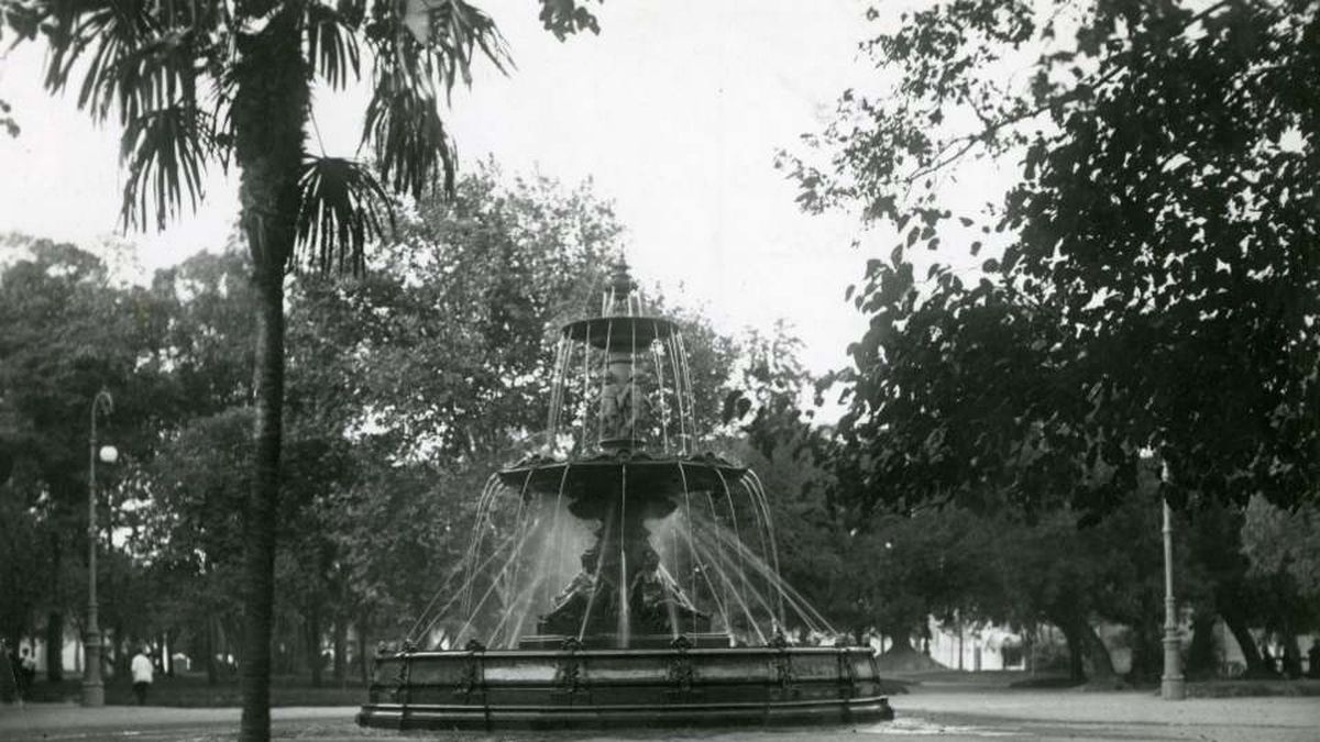 La fuente que brilló en Parque de los Patricios