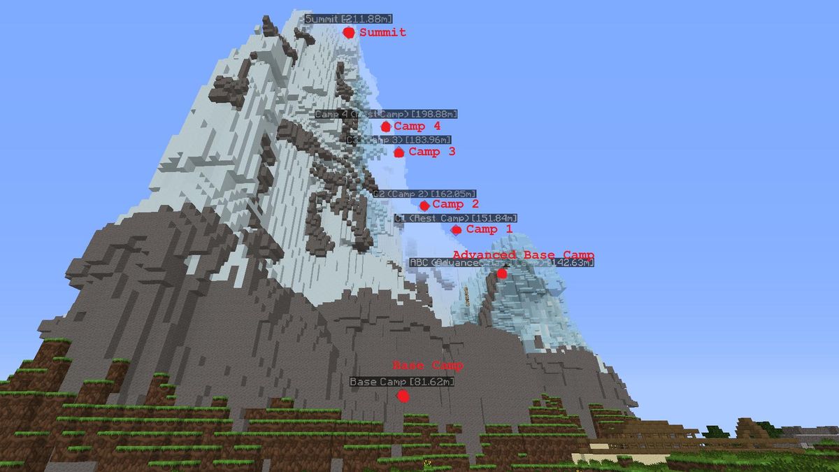 Minecraft da para todo: recreó el Everest a escala real