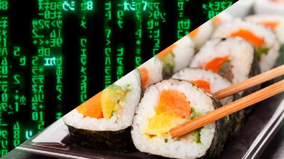 ¿Qué relación hay entre el código de The Matrix y el sushi?