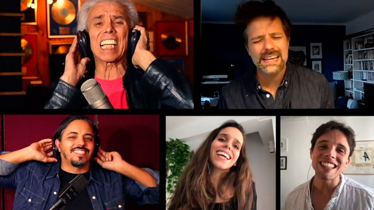 Jairo sorprendió cantando con todos sus hijos en cuarentena