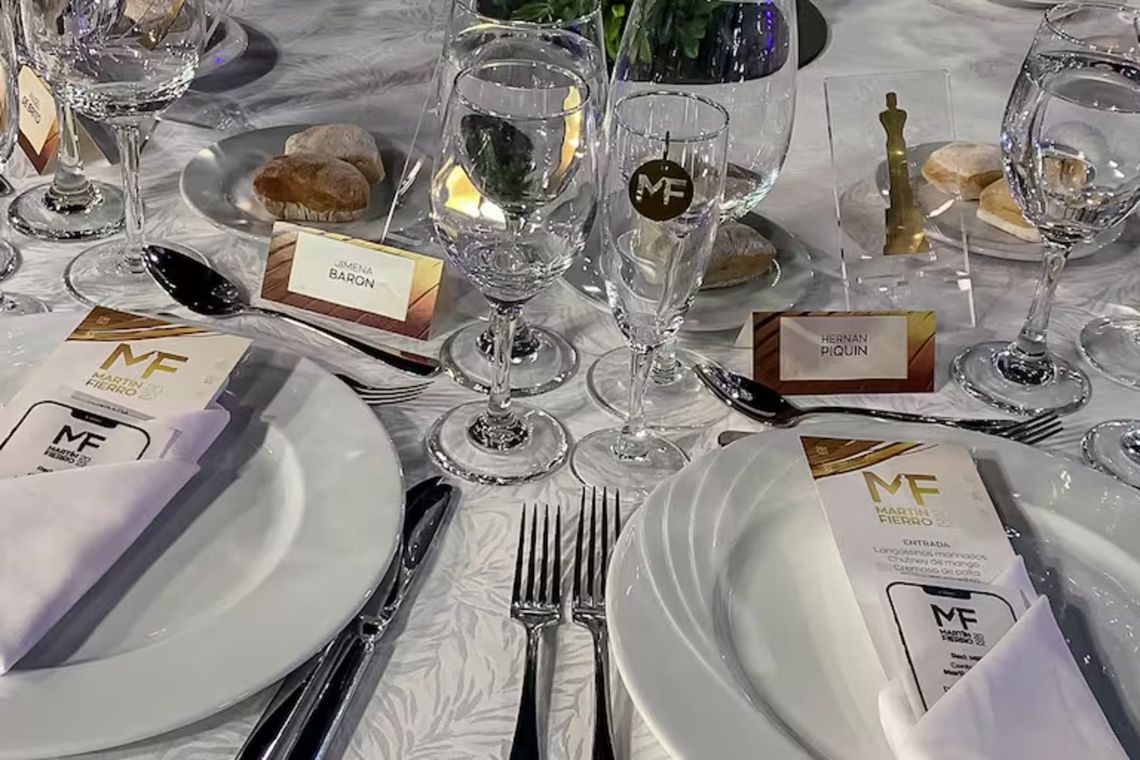 Martín Fierro 2024: los secretos del menú