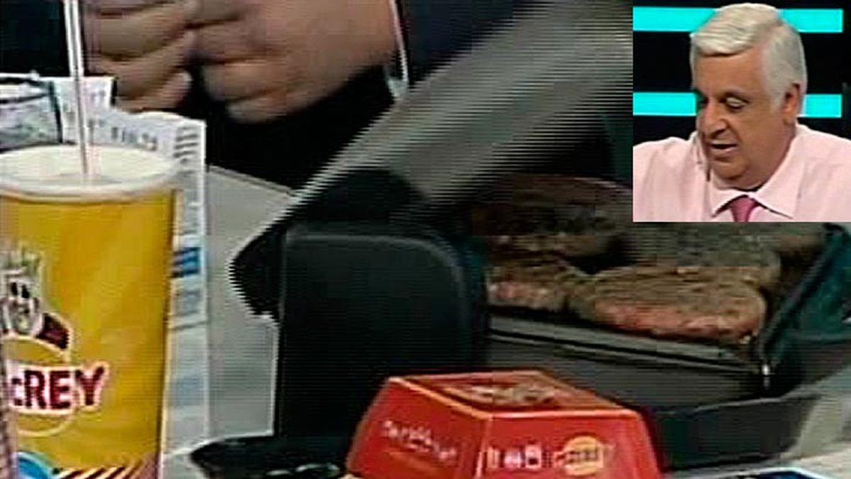 Samid presentó en TV sus hamburguesas “Mac Rey”
