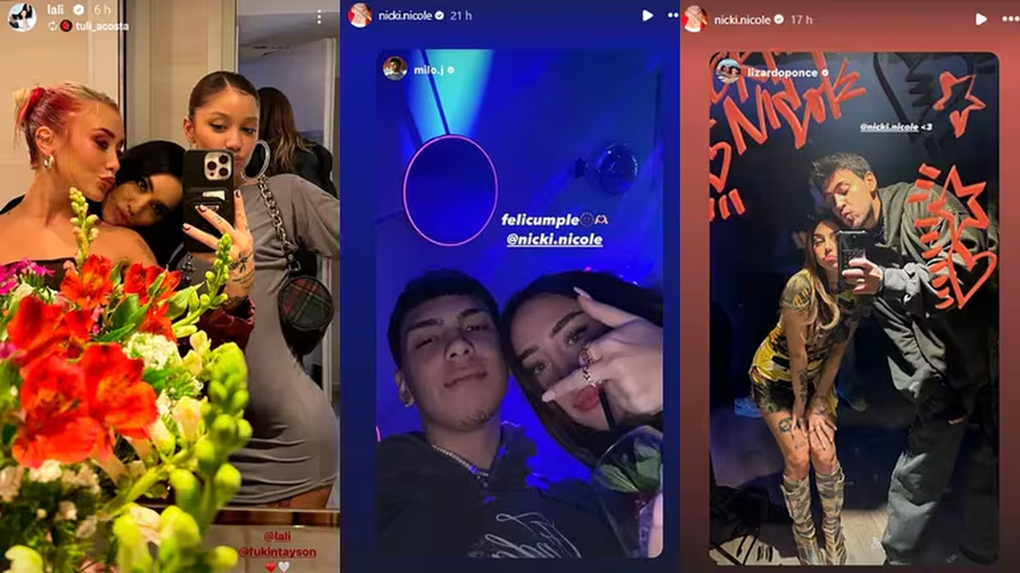 Nicki Nicole se rodeó de famosos para festejar su cumpleaños: todos los ...