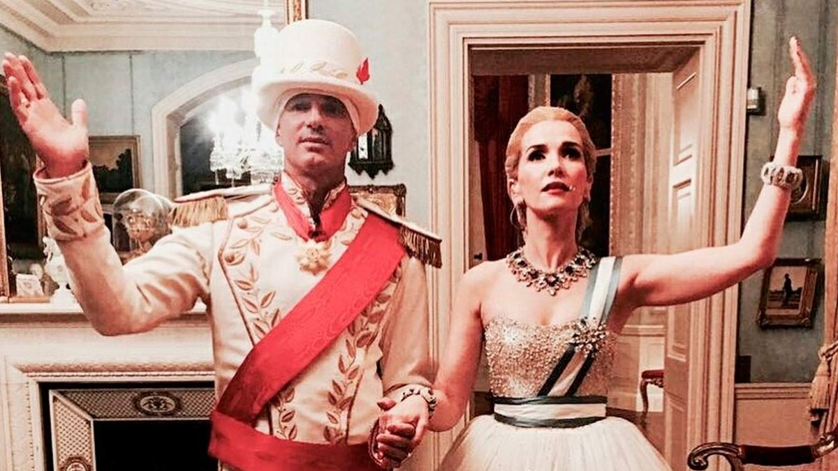 Natalia Oreiro fue Eva Perón en Rusia