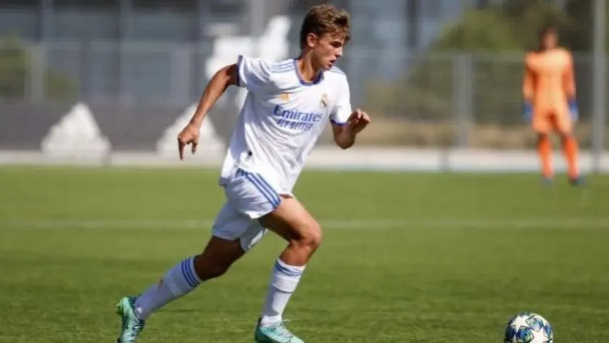 Nicolás Paz fue convocado por primera vez en el Real Madrid