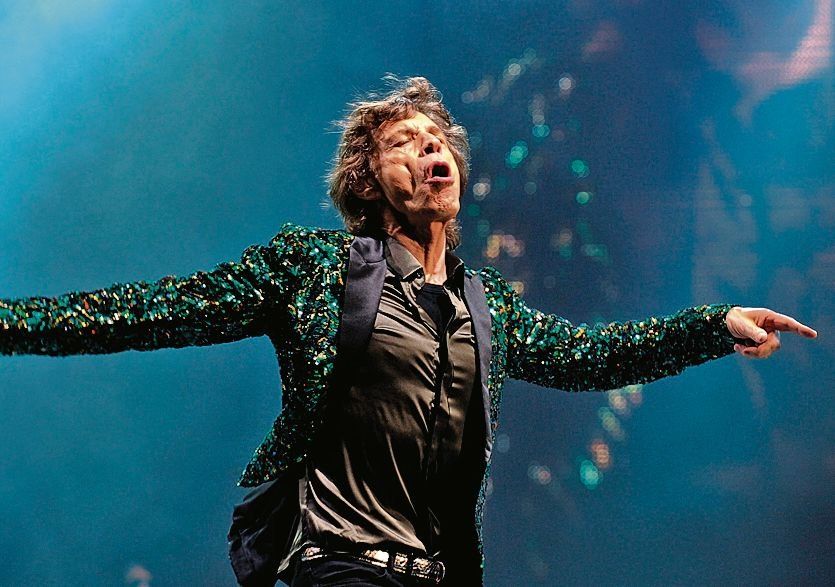 A los 75 años Mick Jagger sigue rodando y cantando