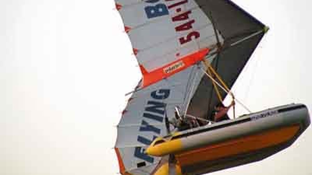 Bote volador se hizo realidad en Lanús