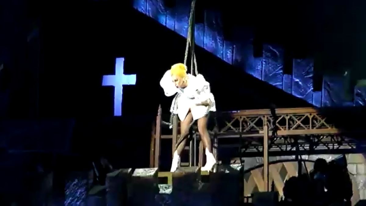Mirá el golpe de Lady Gaga en su último concierto