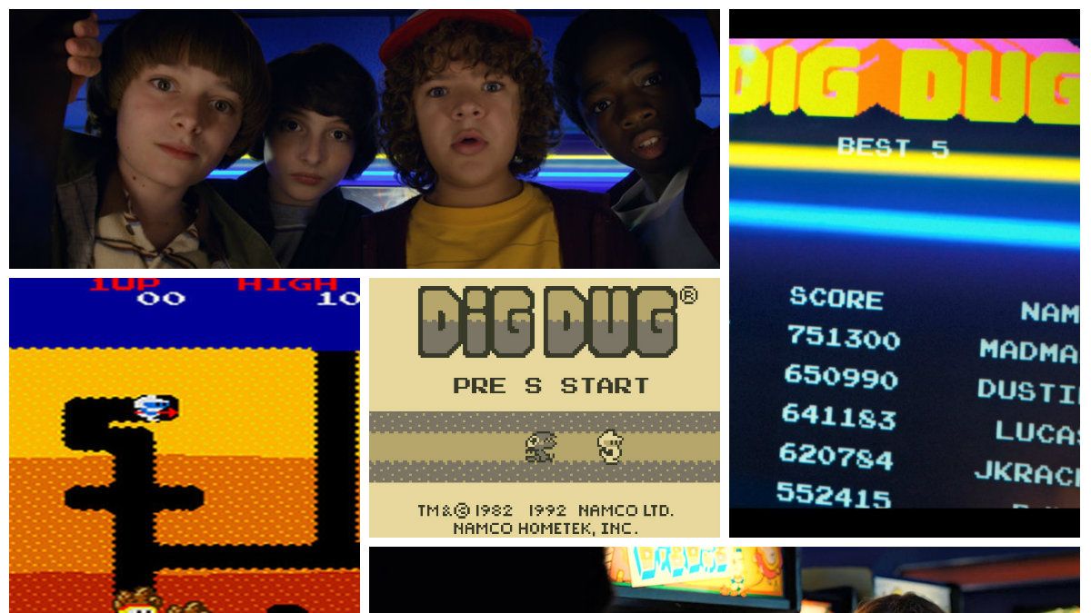 Dig Dug, el juego que desenterró Stranger Things