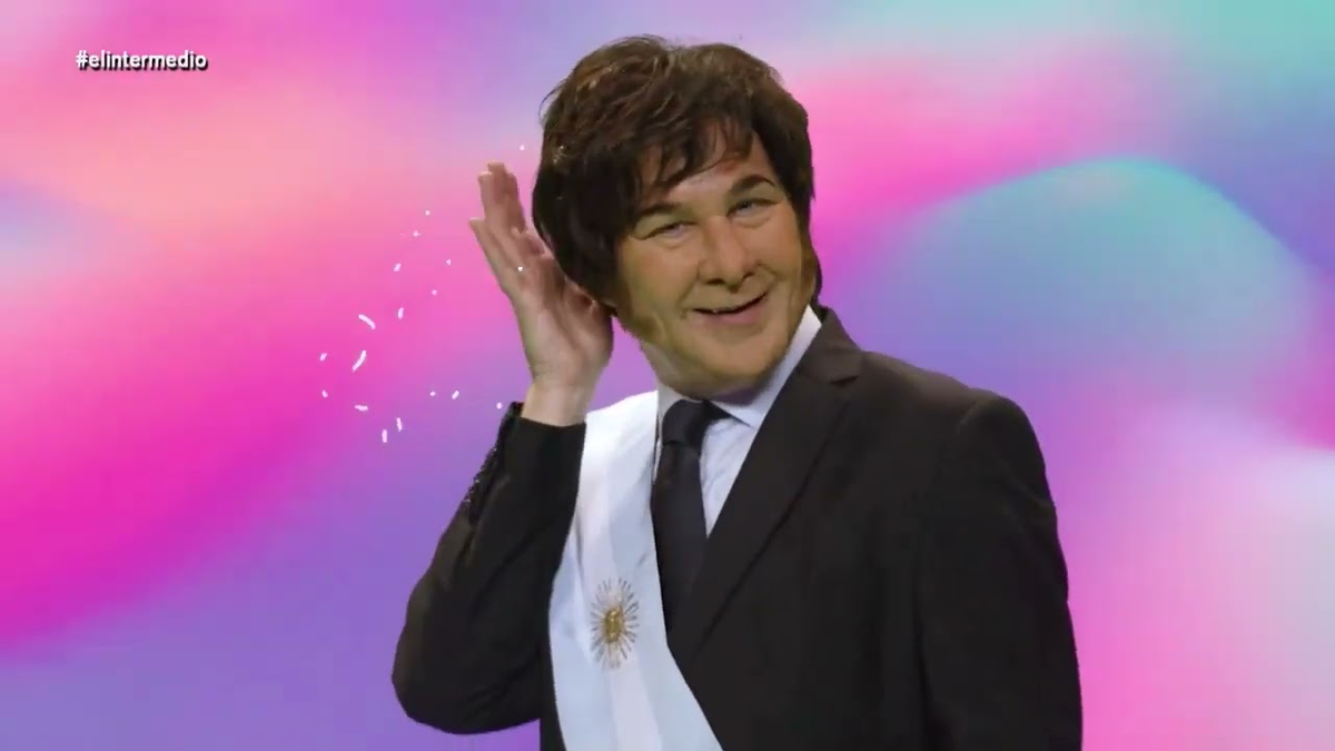 Parodiaron a Javier Milei en la TV española: reunión de gabinete con ...