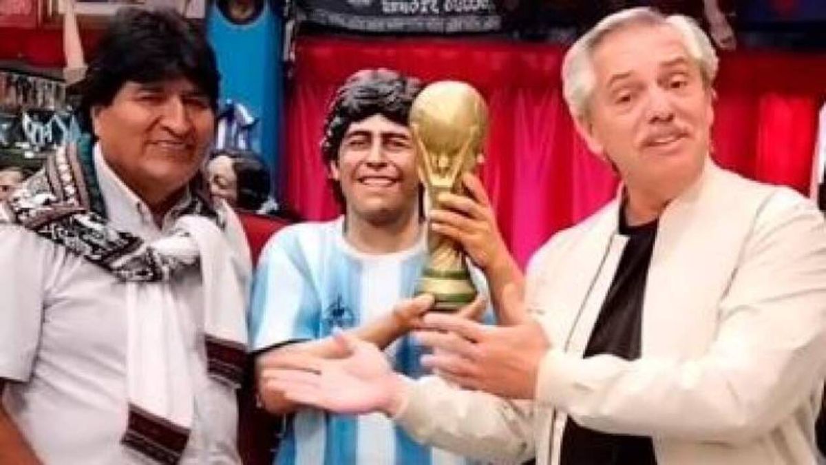 Evo Morales estrenó Tik Tok y Alberto pide que lo sigan