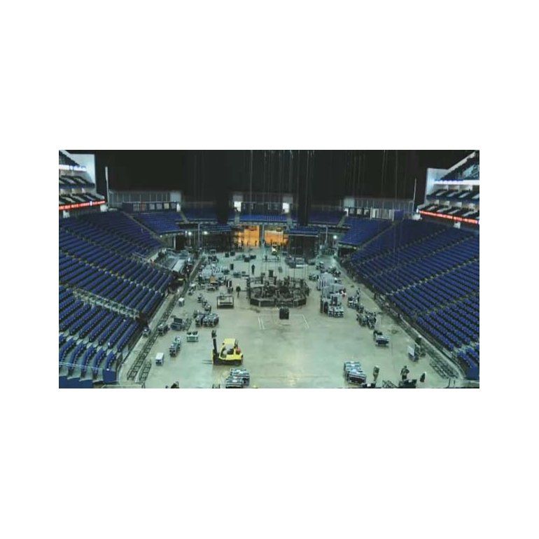 El estadio O2 Arena para el Masters de Londres, armado en un minuto