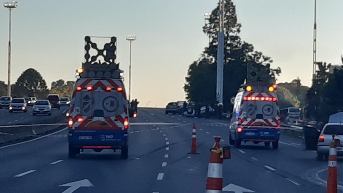 Choque Múltiple Vuelco Y Cinco Heridos En La General Paz