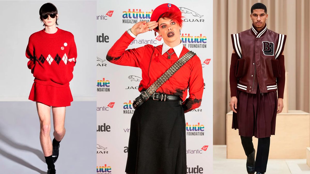 Moda en pandemia: las polleras masculinas marcan la tendencia