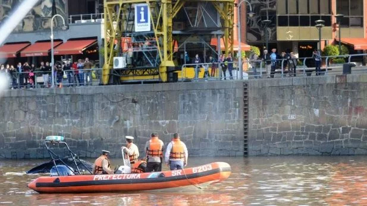 Puerto Madero: hallaron un cuerpo flotando en un dique