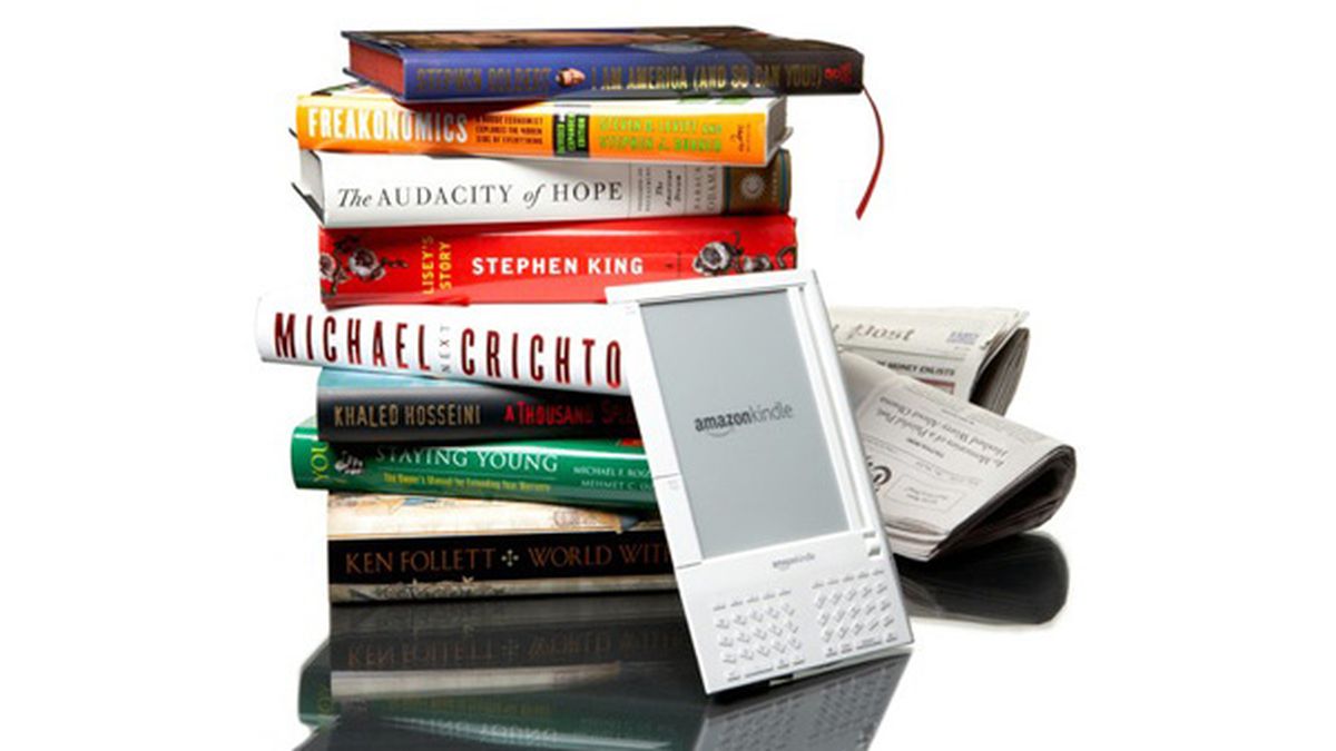 Amazon vende más libros electrónicos que tradicionales