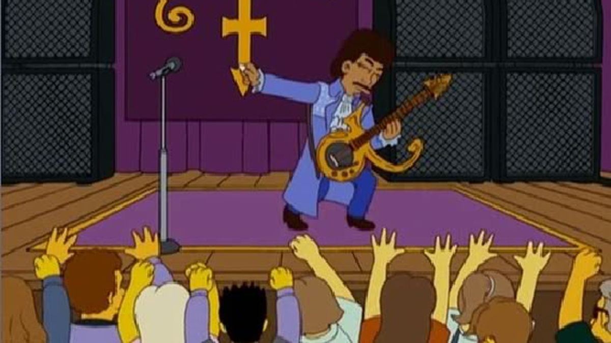 Sale a la luz capítulo de los Simpsons jamás emitido por un enojo de Prince