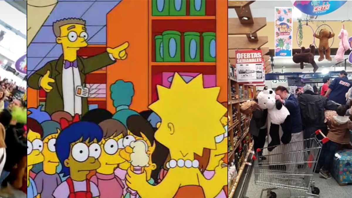De Los Simpsons a la vida real: clientes al borde de las piñas por ...