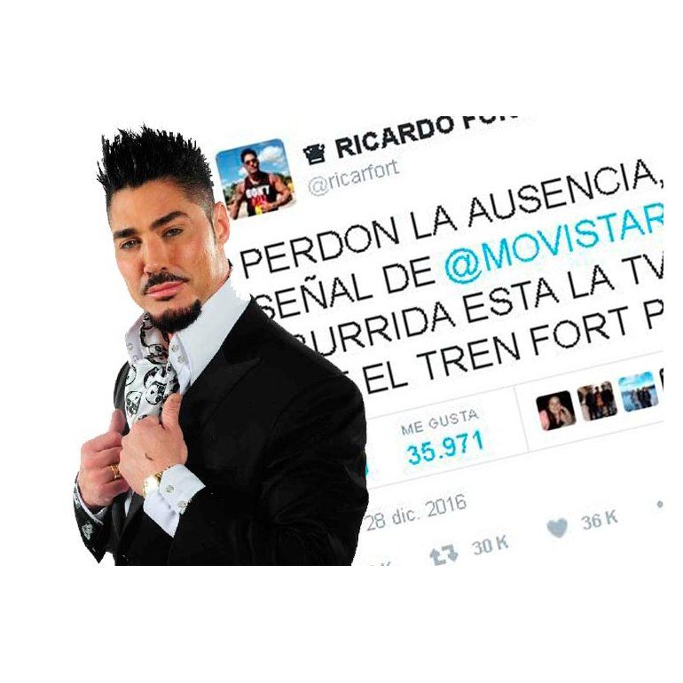 A tres años de su muerte, ¡volvió Ricardo Fort en Twitter!