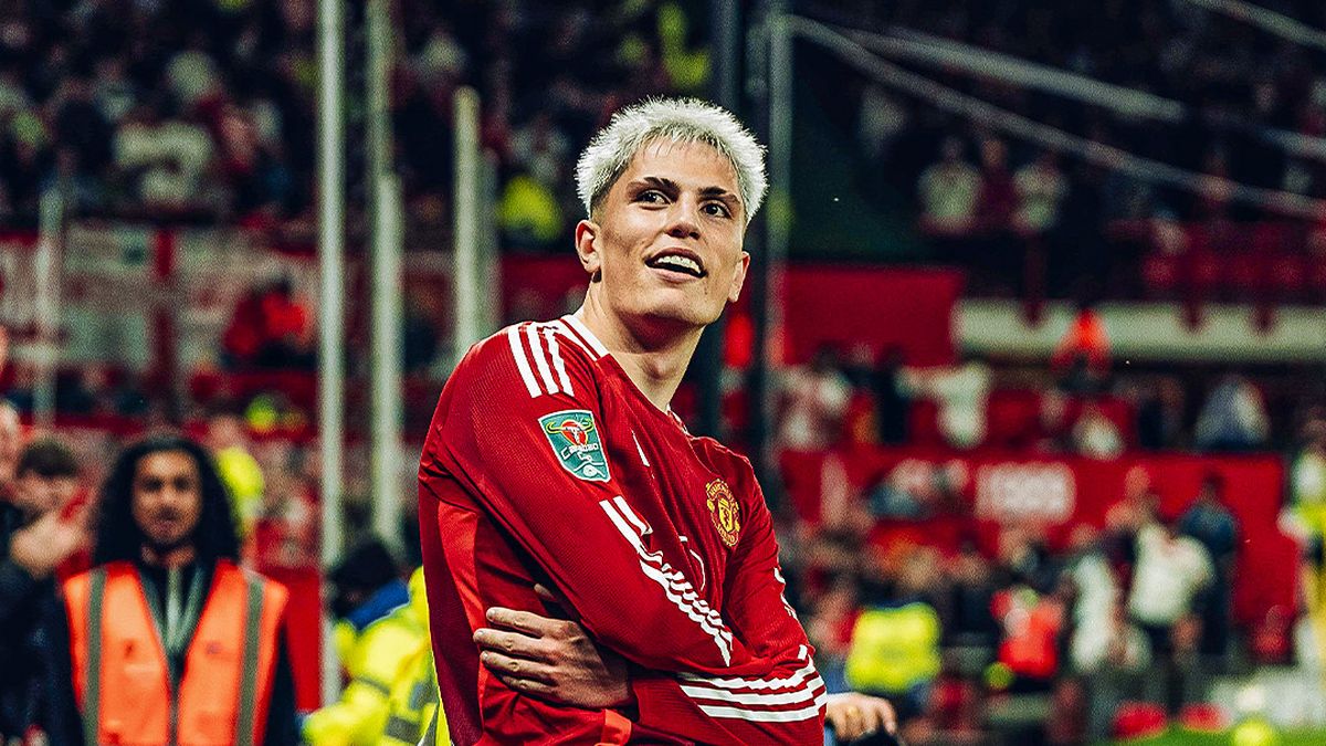 Gol de Alejandro Garnacho para el triunfo del Manchester United