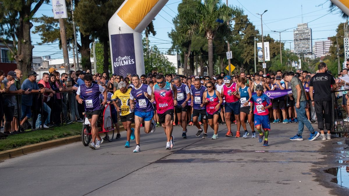 Marcelo Micchia y Micaela Conti, los ganadores de la Carrera de Miguel
