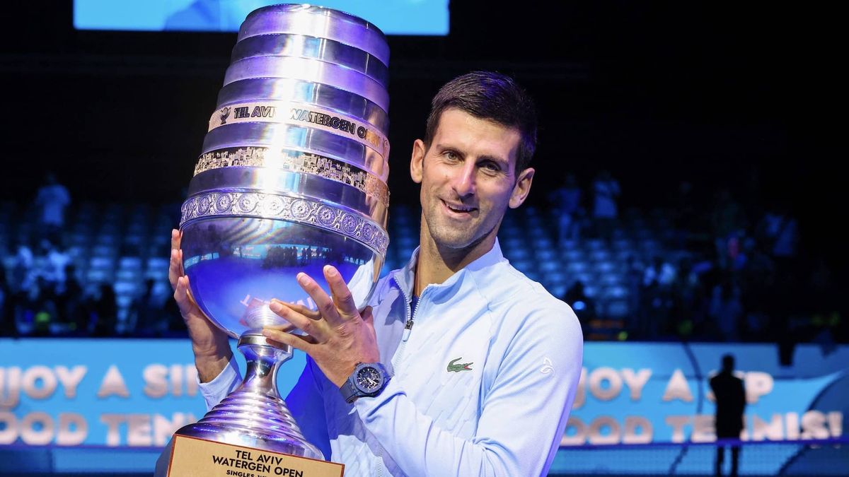Novak Djokovic ganó el ATP 250 de Tel Aviv ante Marin Cilic