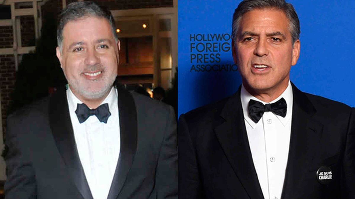 ¿Separados al nacer? Doman se comparó con George Clooney