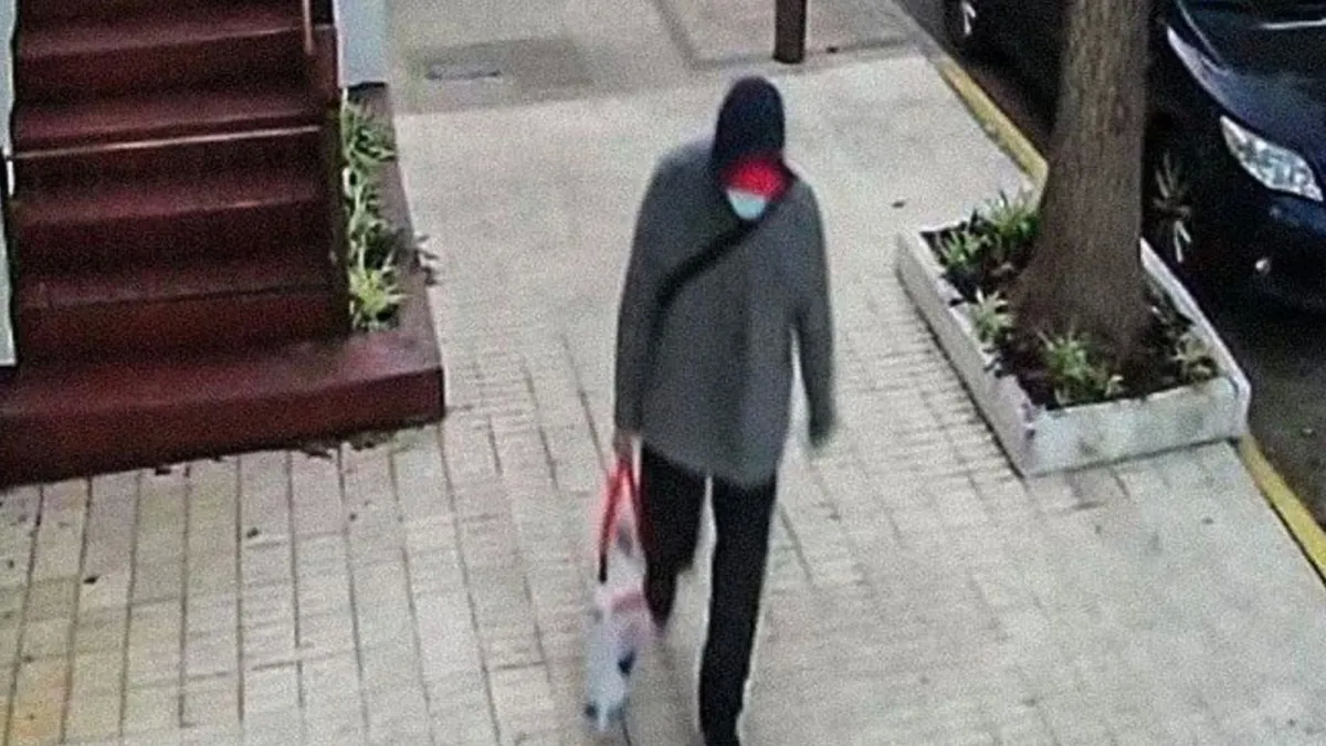 El suegro también reconoció a Martín Del Río como el caminante encapuchado