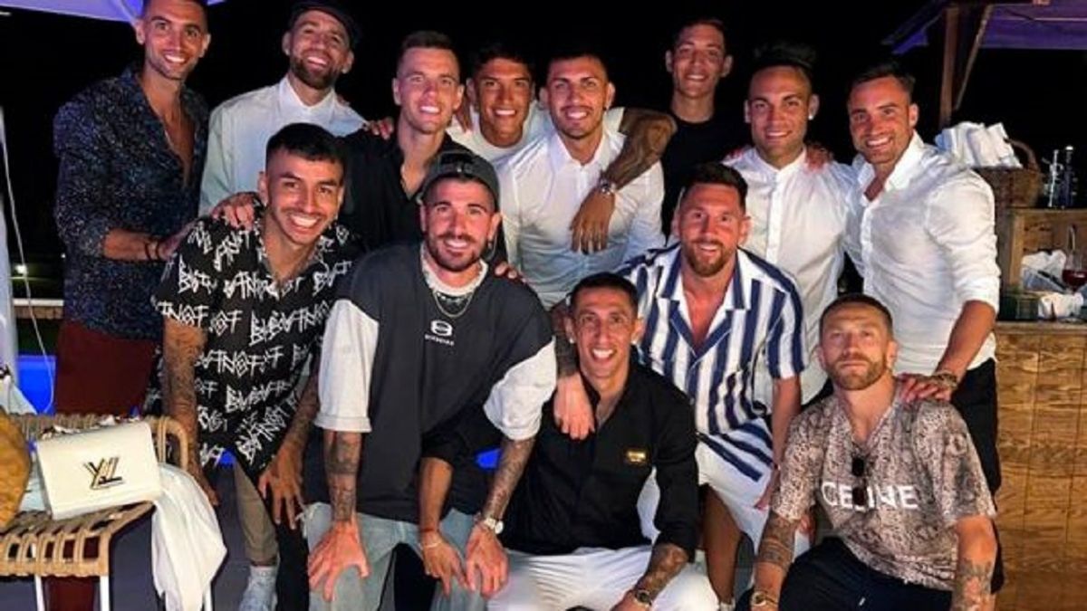 El espectacular cumple de Messi rodeado de la Scaloneta