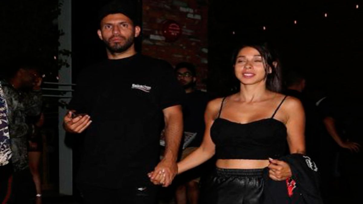 El Kun Agüero se mostró con una infernal morocha: ¿es su nueva novia?