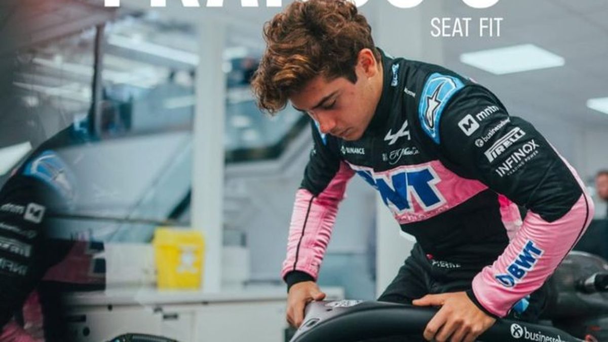 Las primeras imágenes de Franco Colapinto con el traje de Alpine
