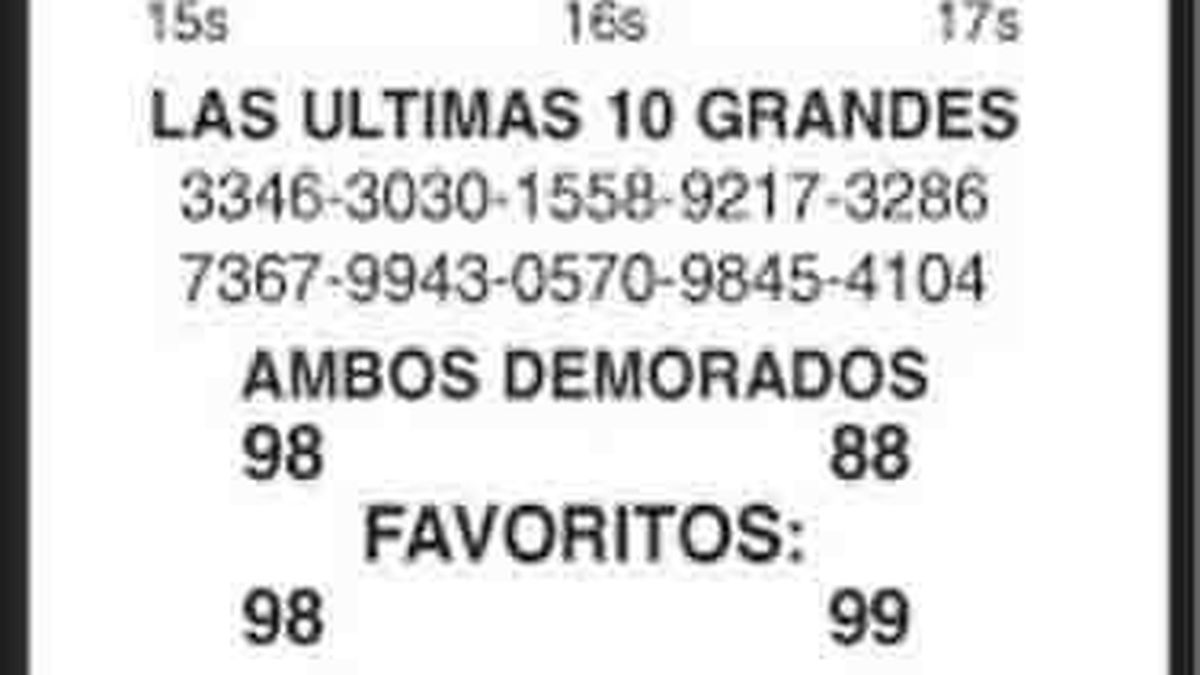 LOS NUMEROS