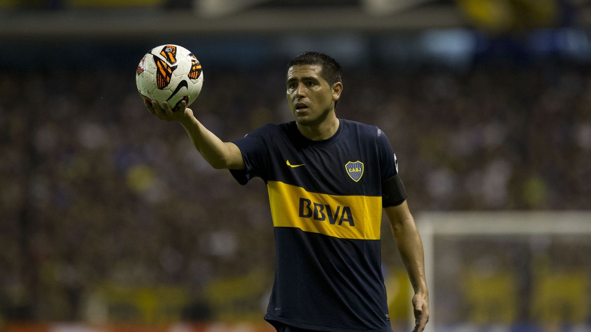 Riquelme es el máximo goleador de Boca en la Copa Libertadores