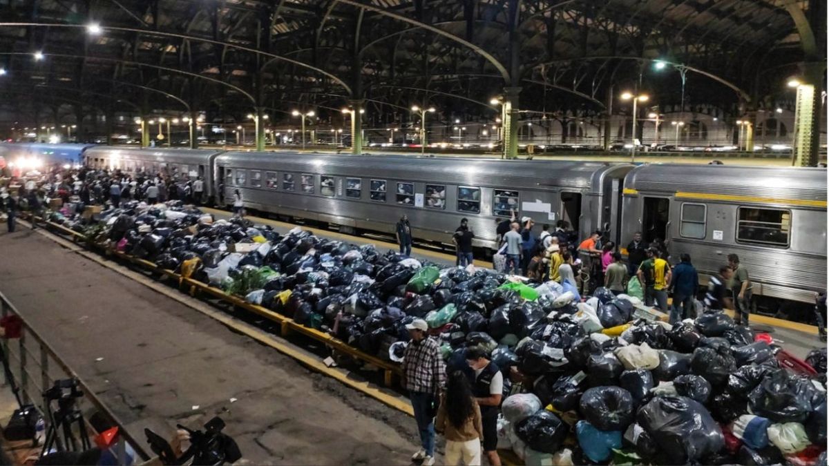 Un nuevo Tren Solidario partirá rumbo a Zárate y Campana con donaciones ...