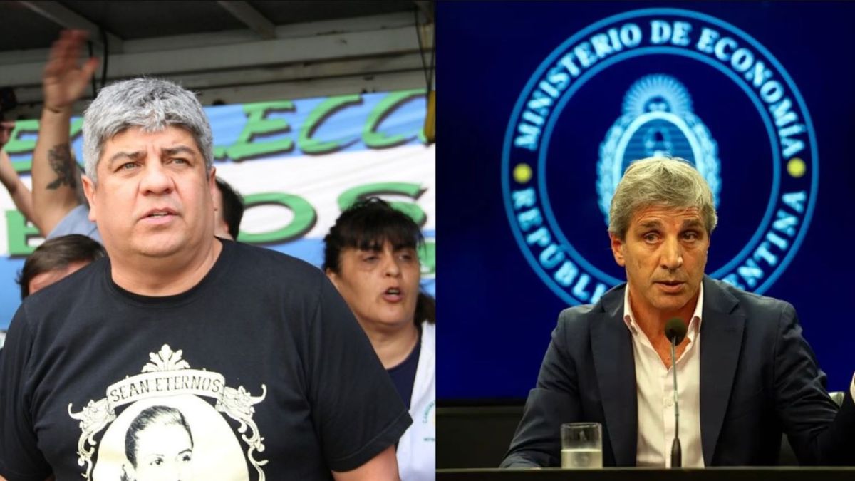Nuevo choque entre Luis Caputo y Pablo Moyano