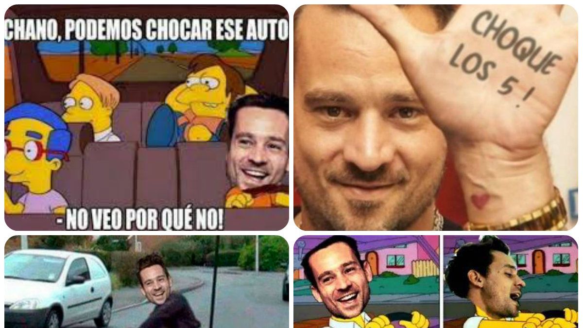 Lluvia de memes e insólita campaña para cargar a Chano por su accidente