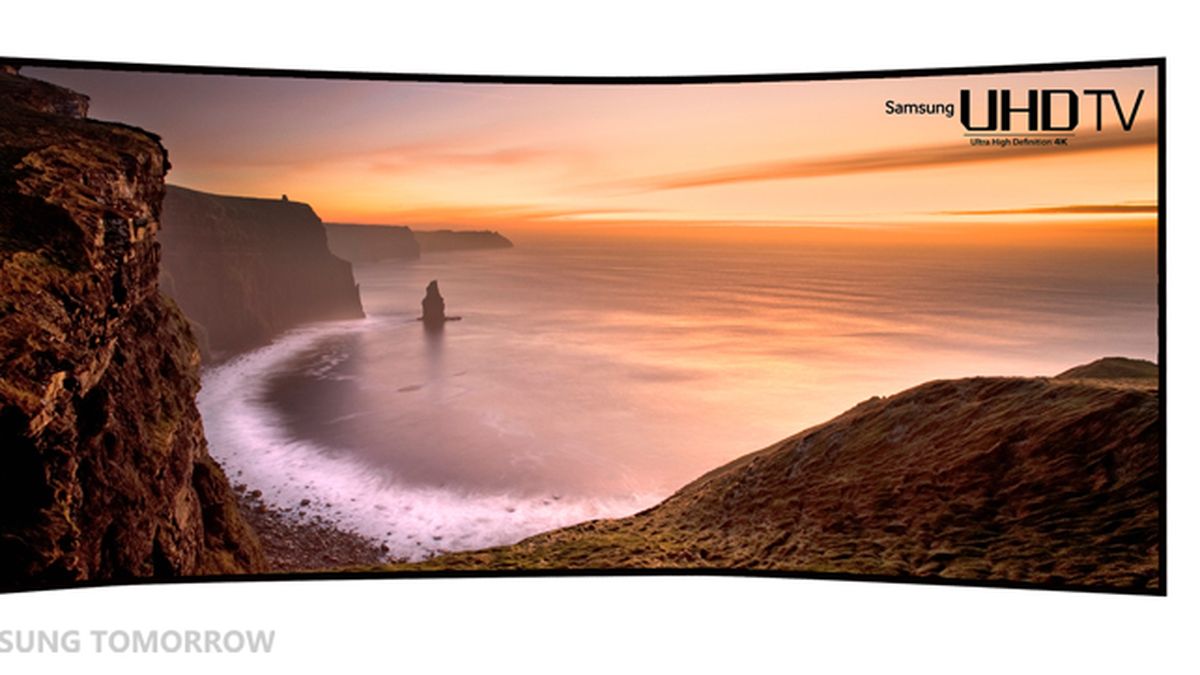 Como LG, Samsung lanzará televisor UHD con pantalla curva