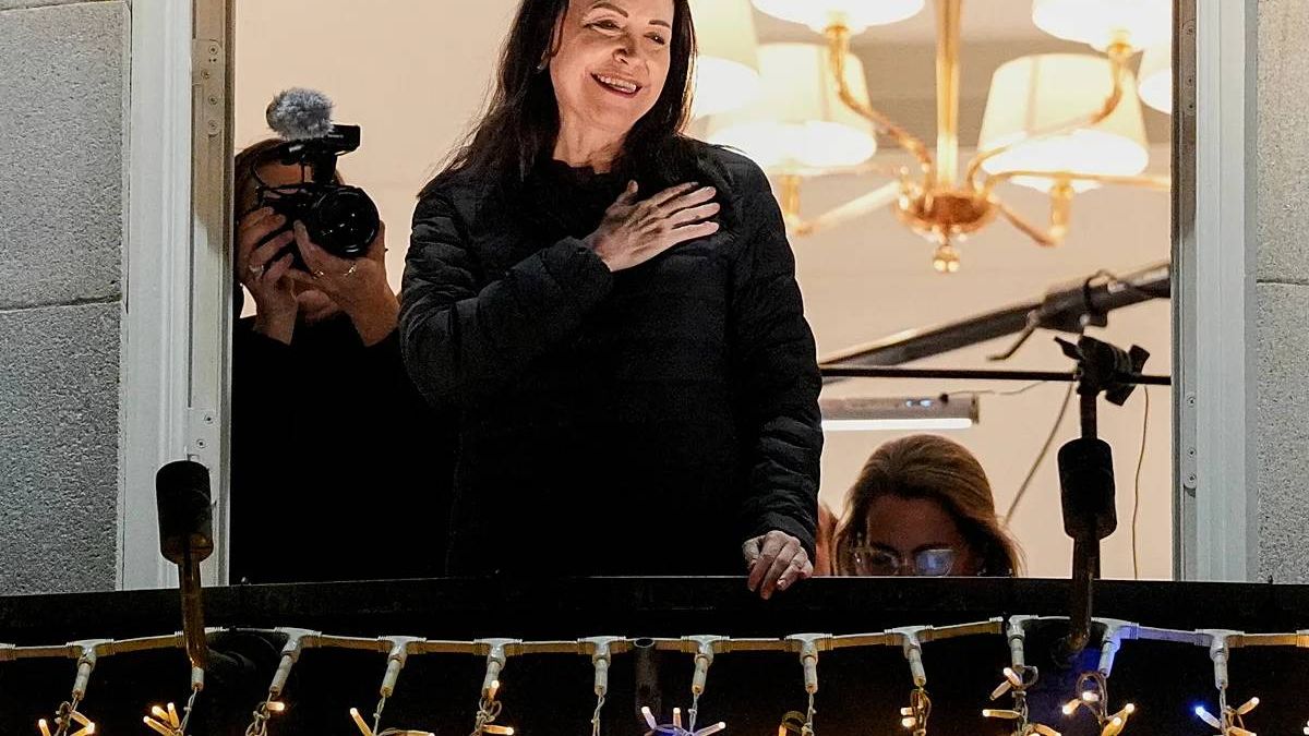 El cinematográfico escape de Corina Machado de Venezuela