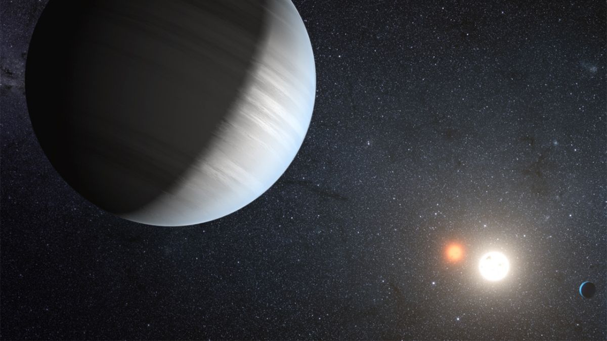 NASA: hallan un planeta con tres soles